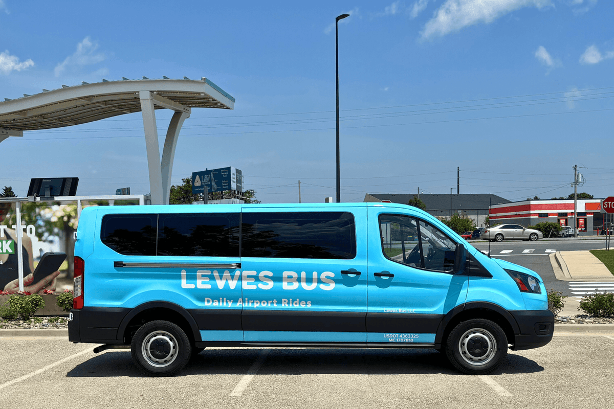 Lewes Bus | Daily Airport Shuttle between Lewes, DE and PHL